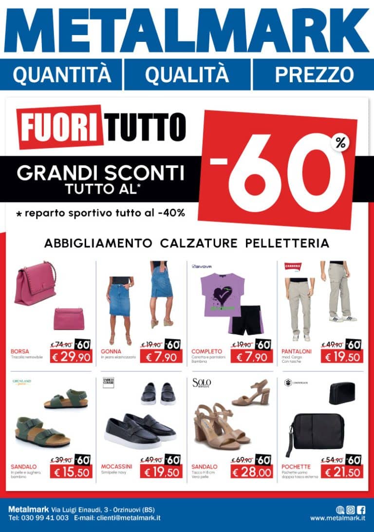 Promozioni e Cataloghi | Metalmark Store - Quantità, Qualità, Prezzo